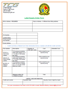 Labeling Supplies for US MEPCOM | TCGbarcode